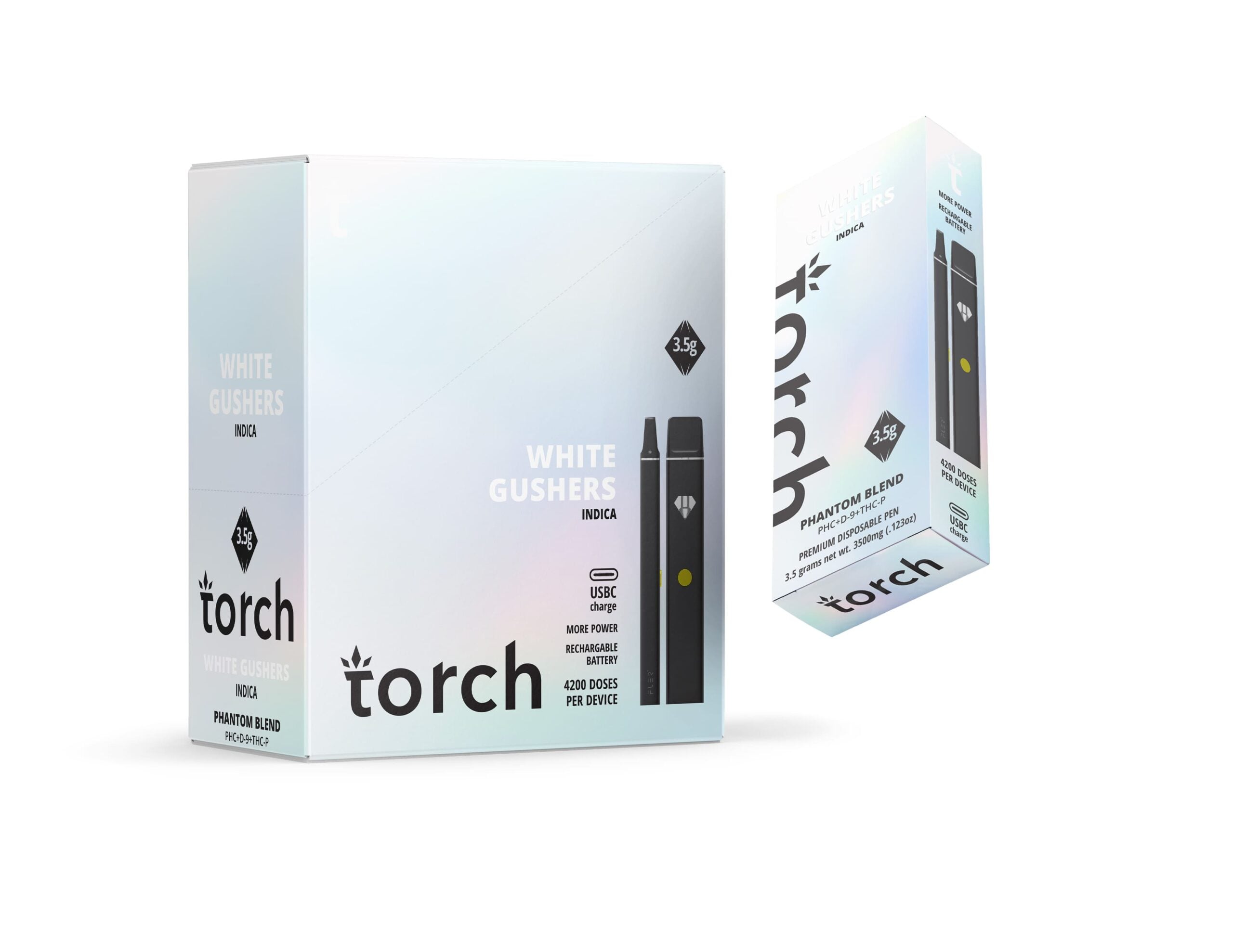 Torch Black Diamond “Phantom Blend” PHC + Delta 9 + THC-P Disposables ...