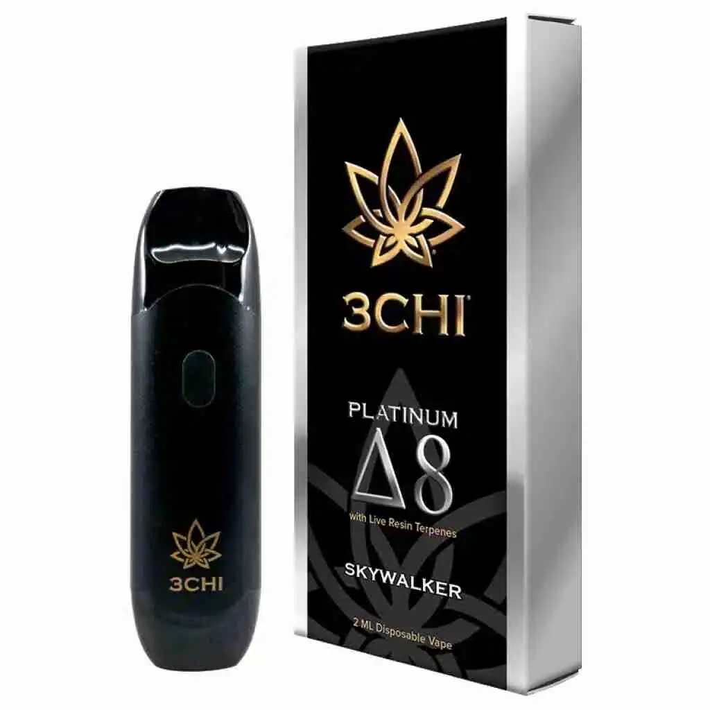 3CHI Platinum Delta 8 Disposable Vape Pens (2g) For Sale Online