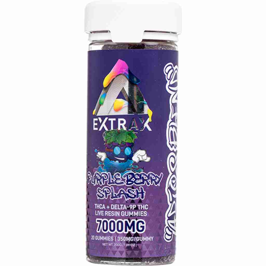 Delta Extrax Adios Blend THCa Gummies 7000mg (20pcs) | 5 Strains | D8 ...