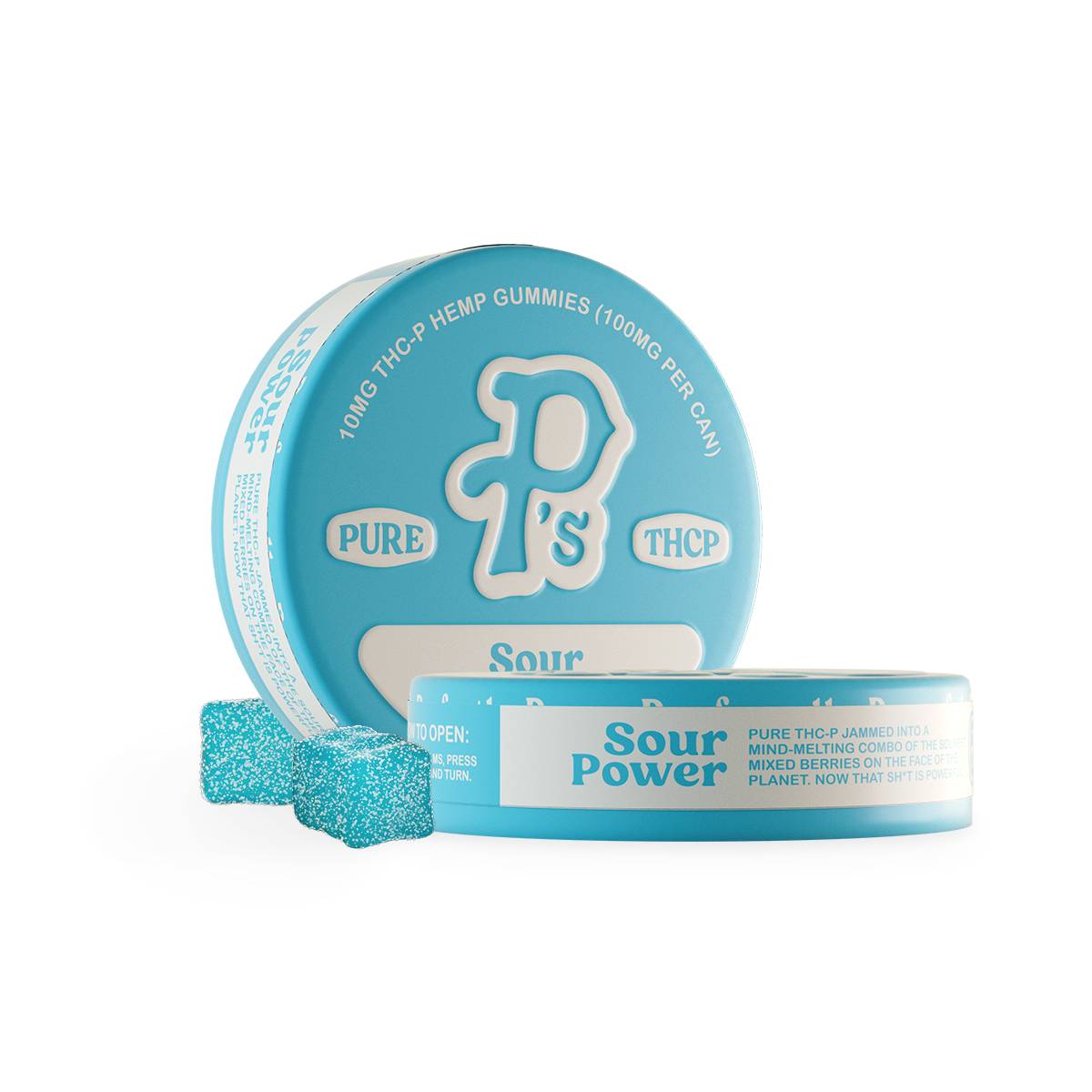 Pushin P's THC-P Gummies 100mg 10 Count - D8 Super Store