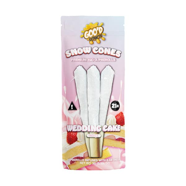 Goo'd Extracts THCA Diamond Wedding Cake 1 Gram Preroll