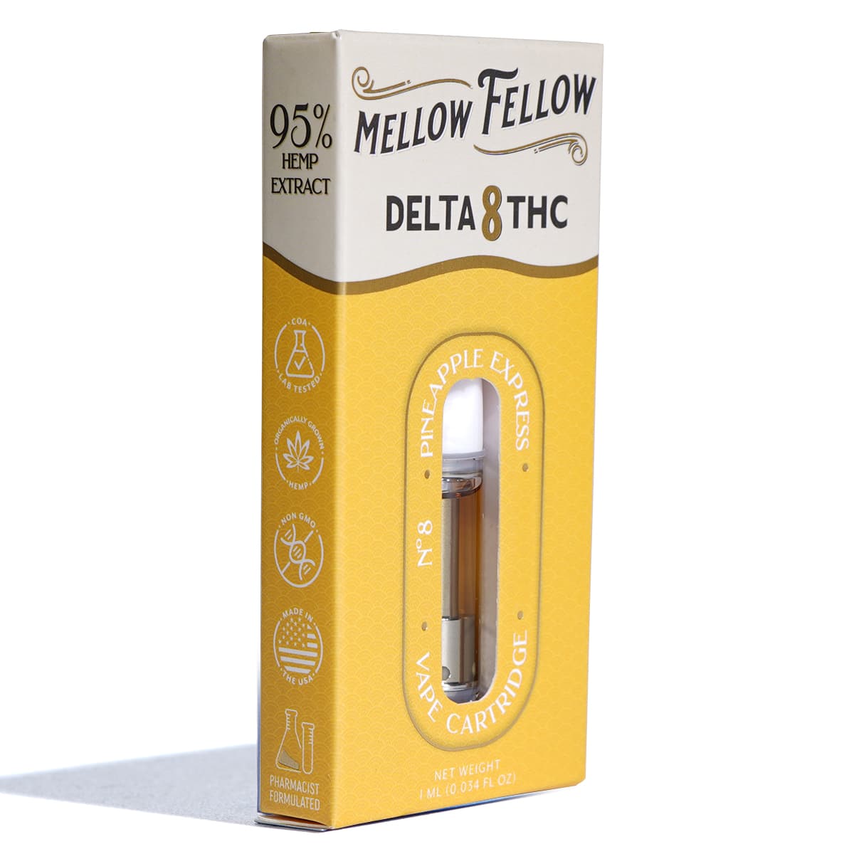 Mellow Fellow Delta 8 Vape Cartridge 1g
