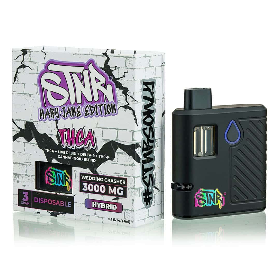 STNR Creations Mary Jane Edition THCA Disposable Vape 3g For Sale