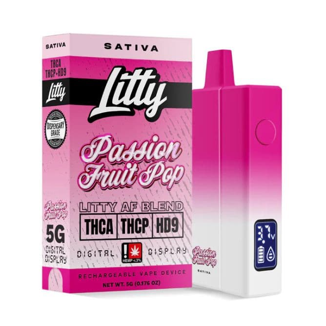 Litty AF Blend THCa Disposable Vape Pen 5g | 8 Strains | D8 Super Store