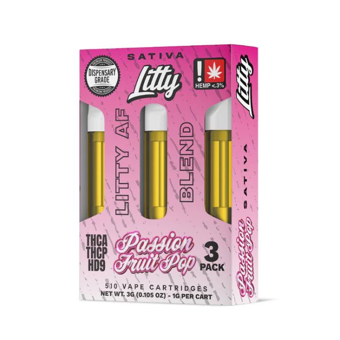 Litty AF Blend THCa Vape Cartridge 3g | D8 Super Store